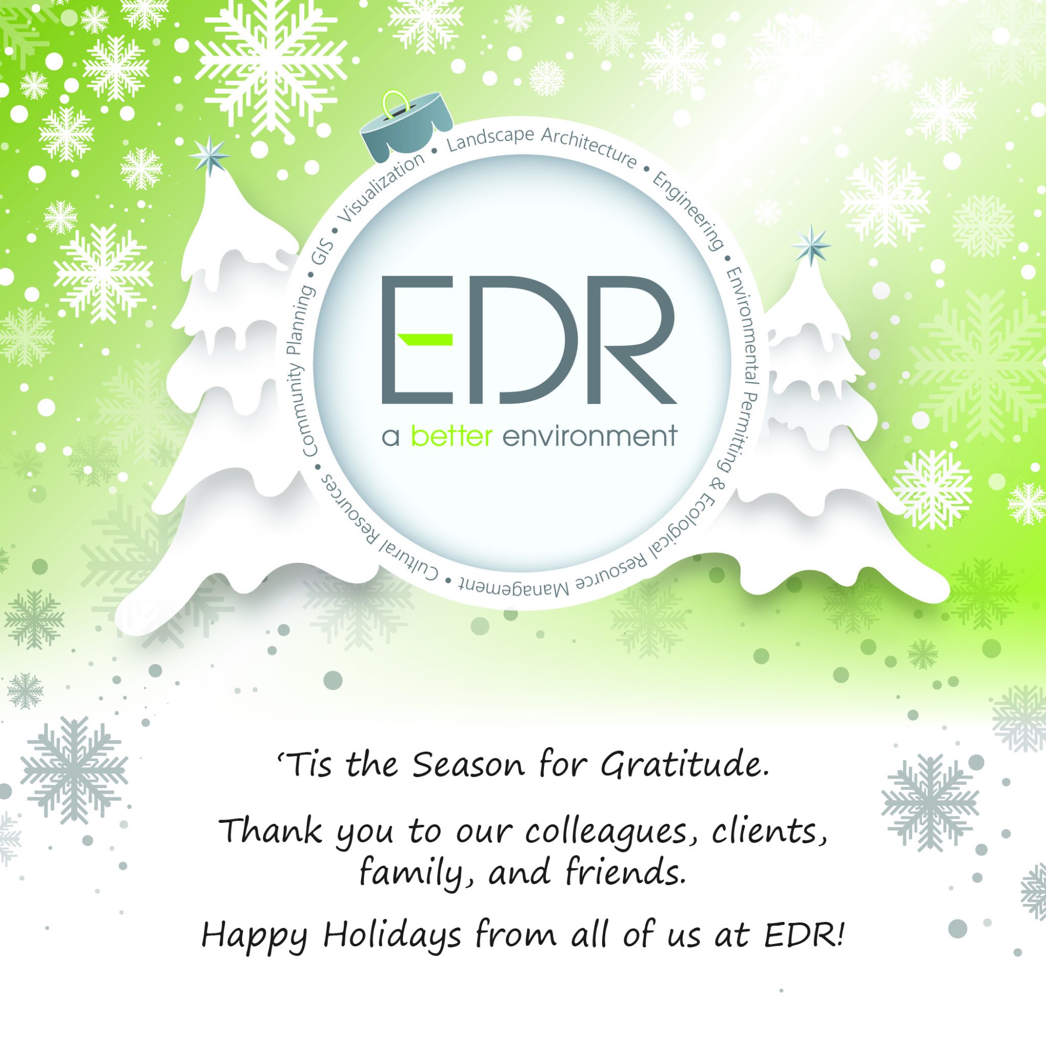 Holiday Greetings from EDR! - Environmental Design & Research ...
