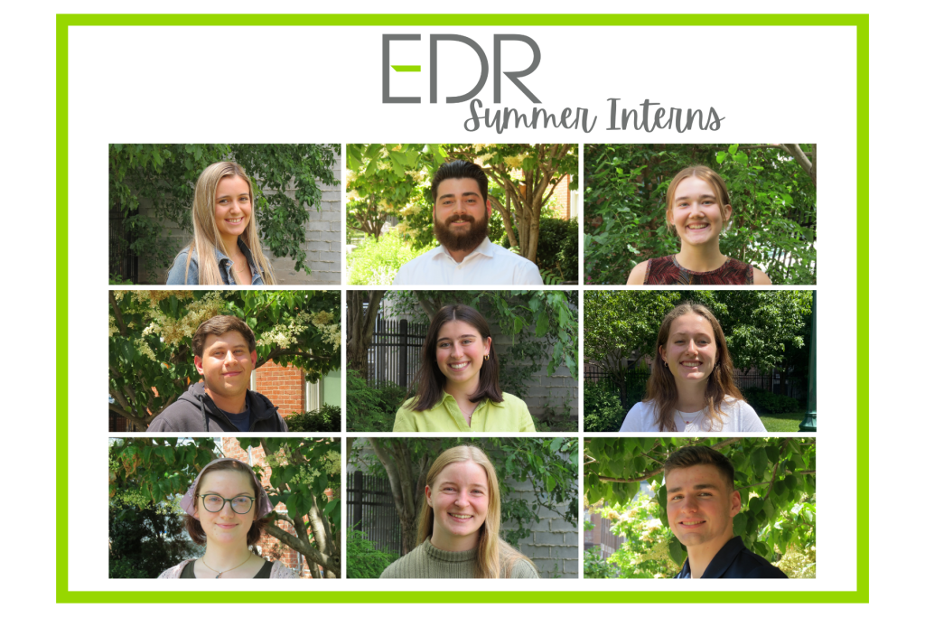 EDR Welcomes Summer Interns - Environmental Design & Research ...
